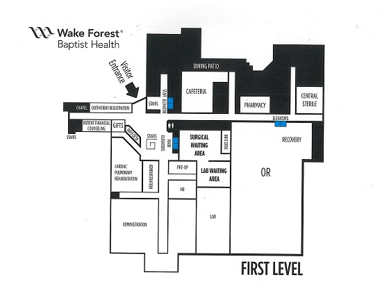 Wilkes Medical Center Maps, Directions and Parking | Wake Forest ...