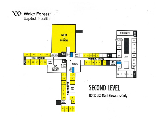 Wilkes Medical Center Maps, Directions and Parking | Wake Forest ...